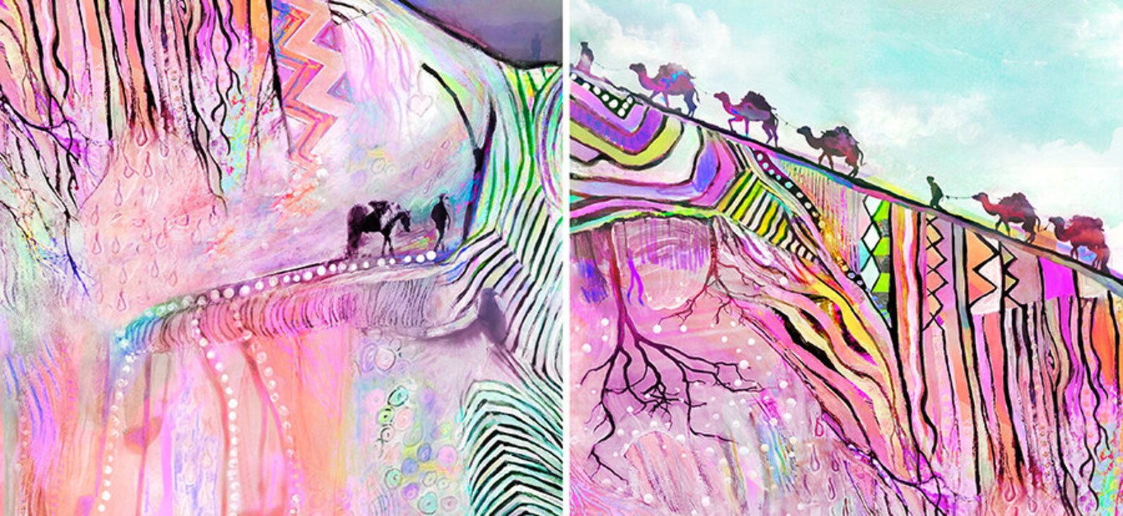 Entering the Promised Wonderland (S,M,L) // Modern Landscape ...