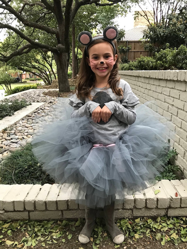Mouse Outfit Halloween Mouse Costume Grey Mouse Tutu Grey | Etsy