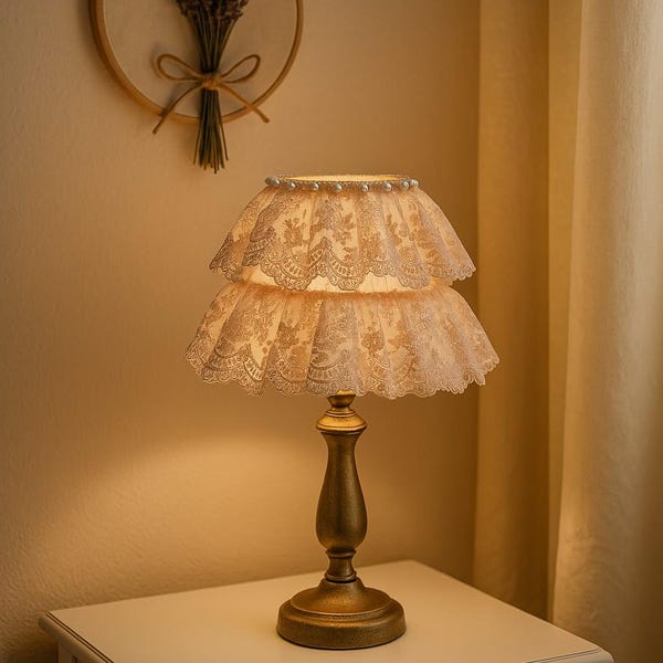 Ruffled Lamp Shade - Etsy