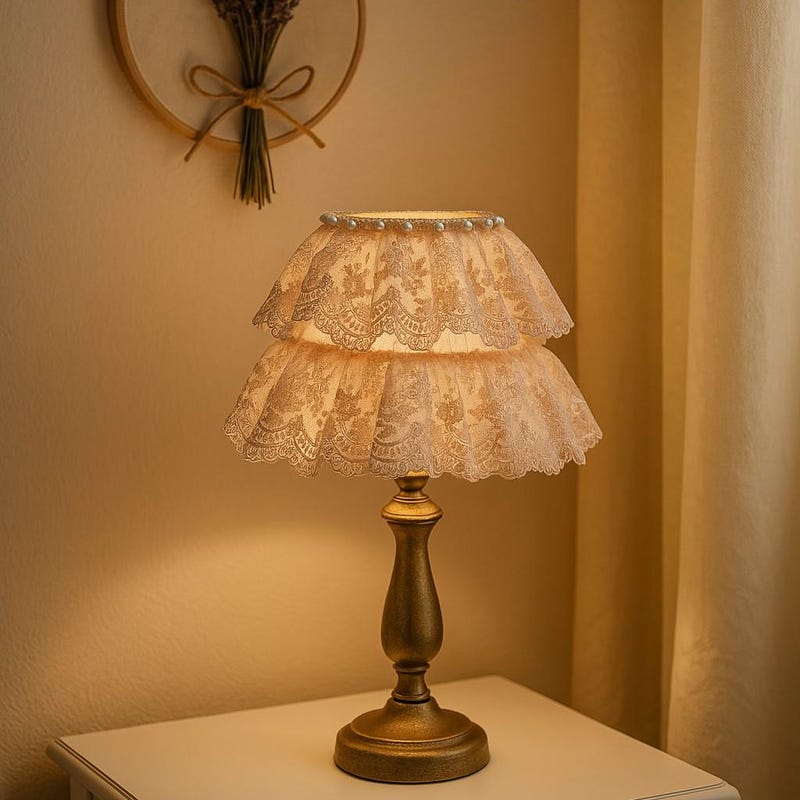 Ruffled Lamp Shade - Etsy