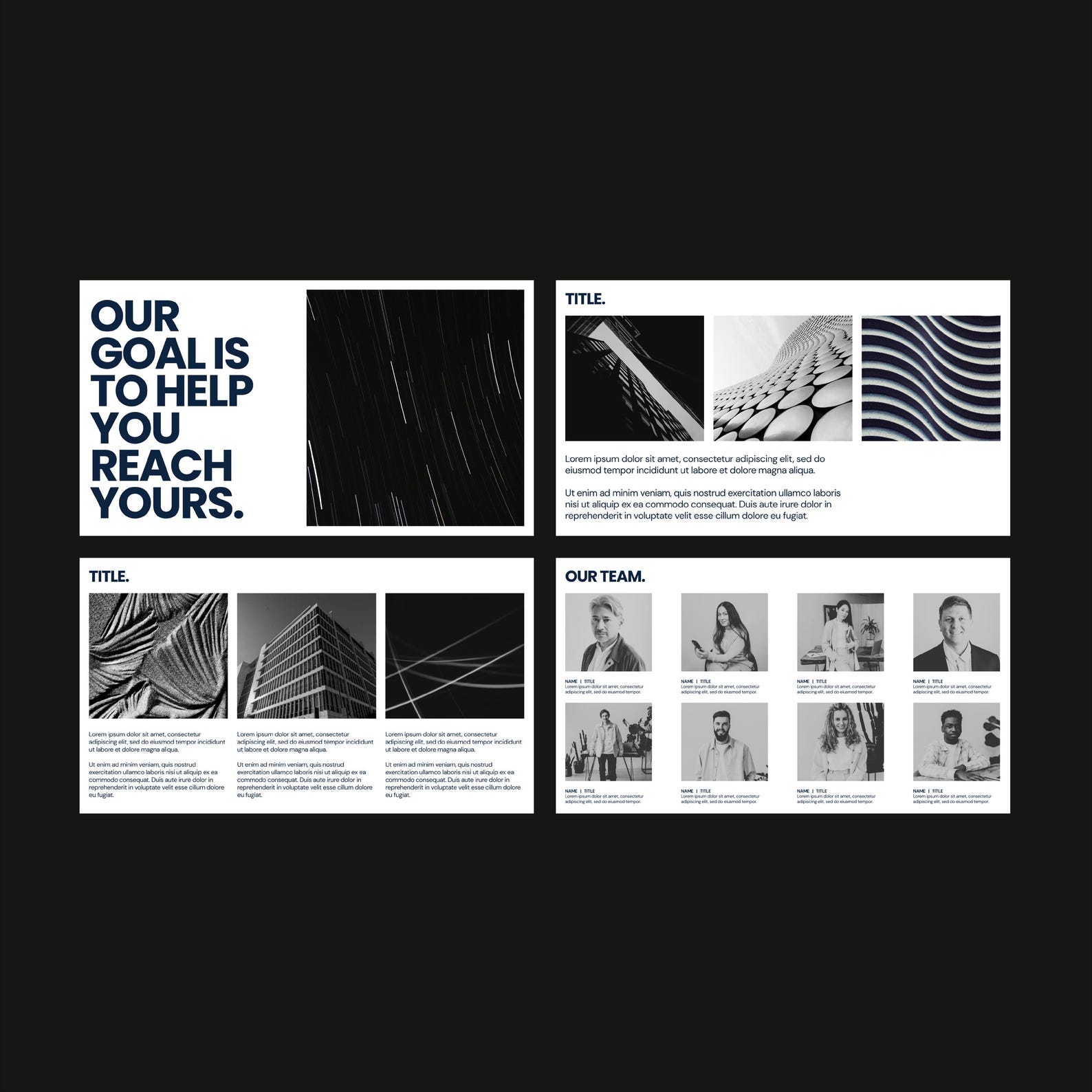 Business | Pitch Deck & Proposal Template for Canva. - Etsy