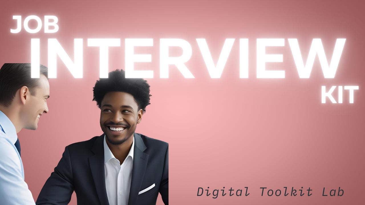 Job Interview Kit – Resume Template (editable in Canva) + Checklist ...