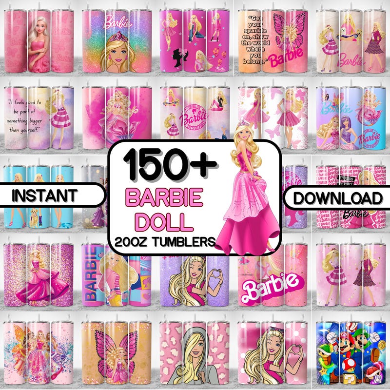 Barbie Tumbler Designs - Etsy