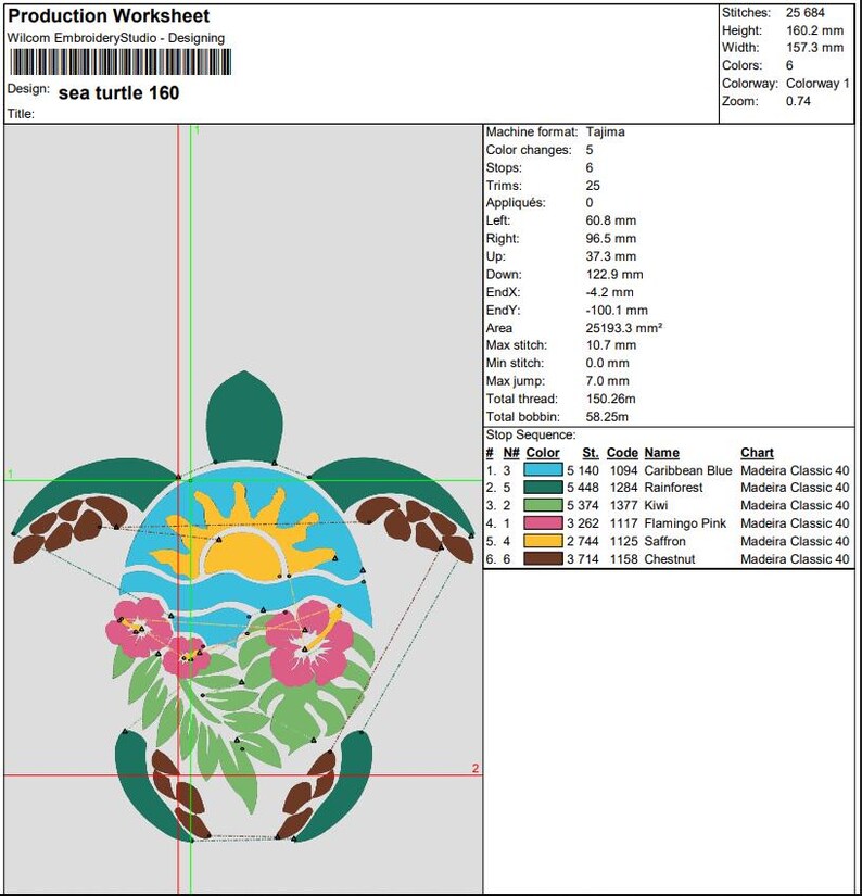 Sea Turtle Machine Embroidery Design, Hibiscus Embroidery, Tortoise ...