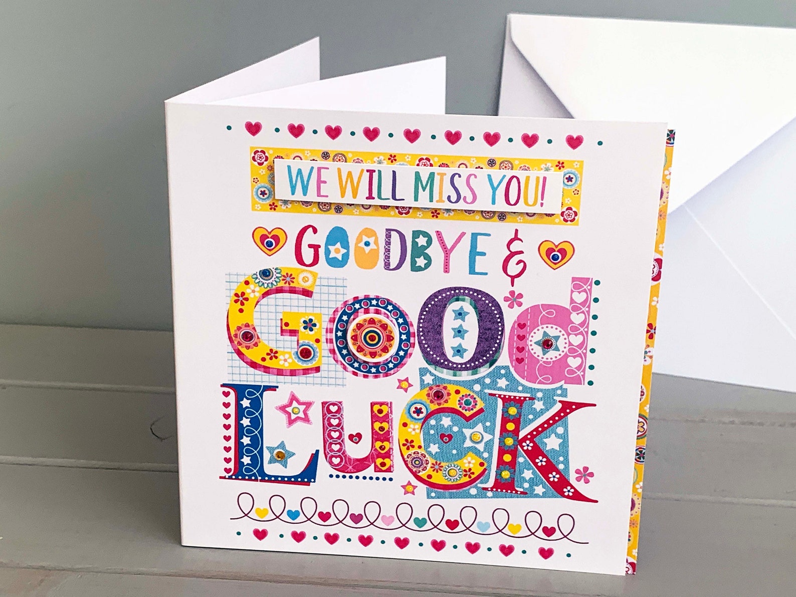 Goodbye Good Luck Miss You Leaver Card Special Card Ideas for - Etsy Canada