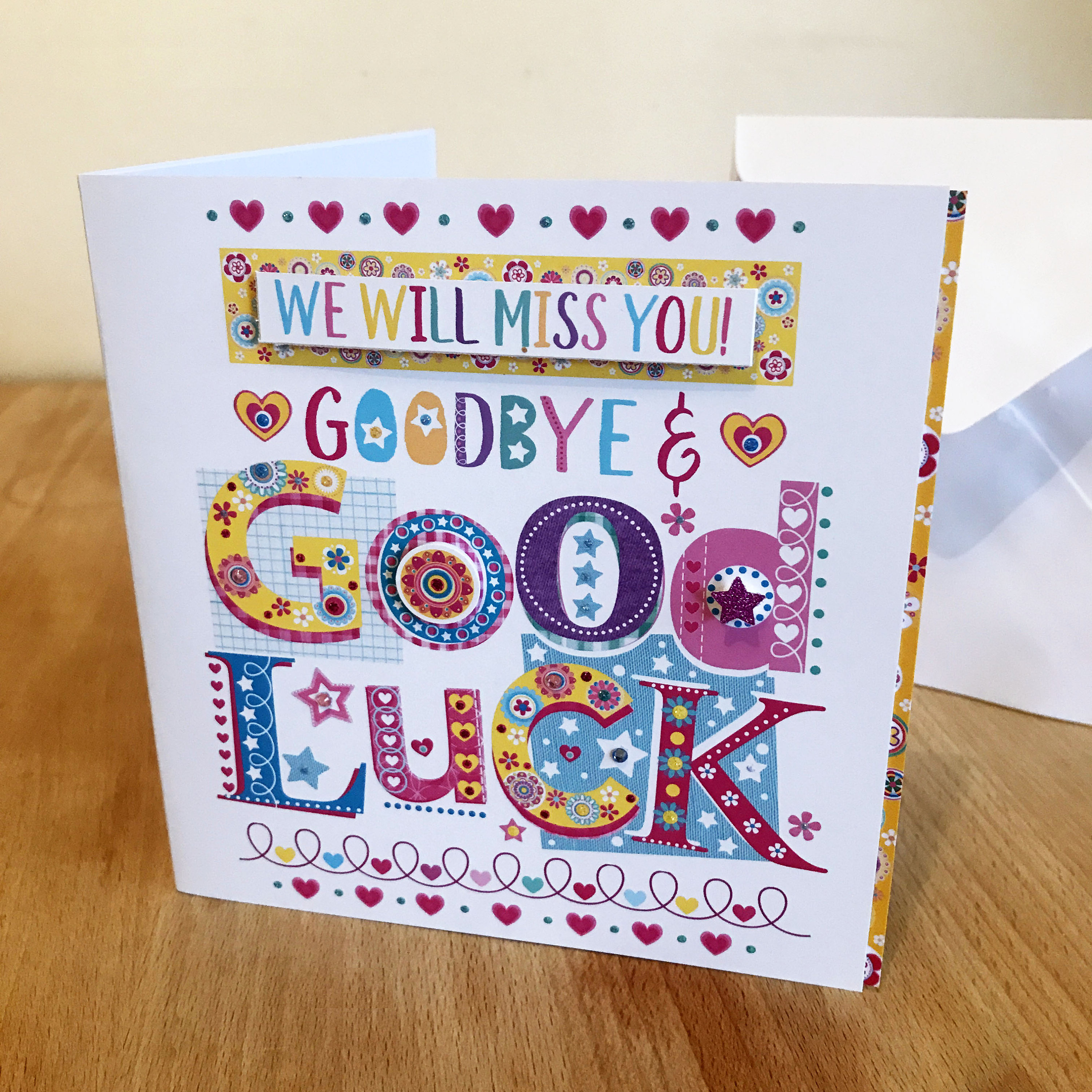 Goodbye Good Luck Miss You Leaver Card Special Card Ideas for | Etsy Canada