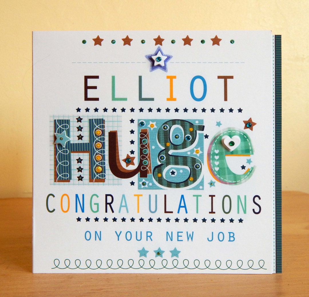 Personalised Congratulations Card for Him Card to - Etsy