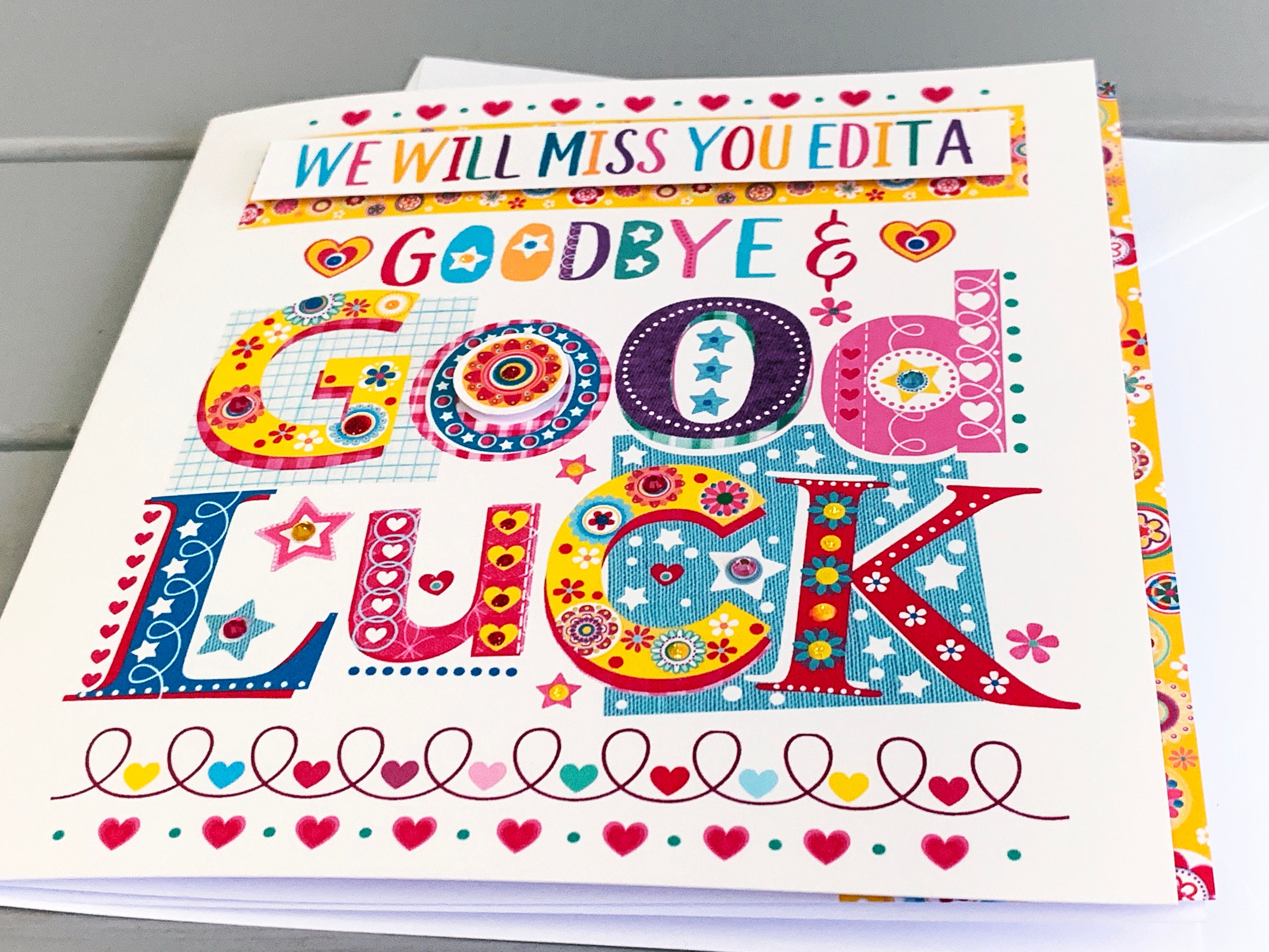 Goodbye Card Leaving Card Good Luck Card Miss You Special - Etsy UK