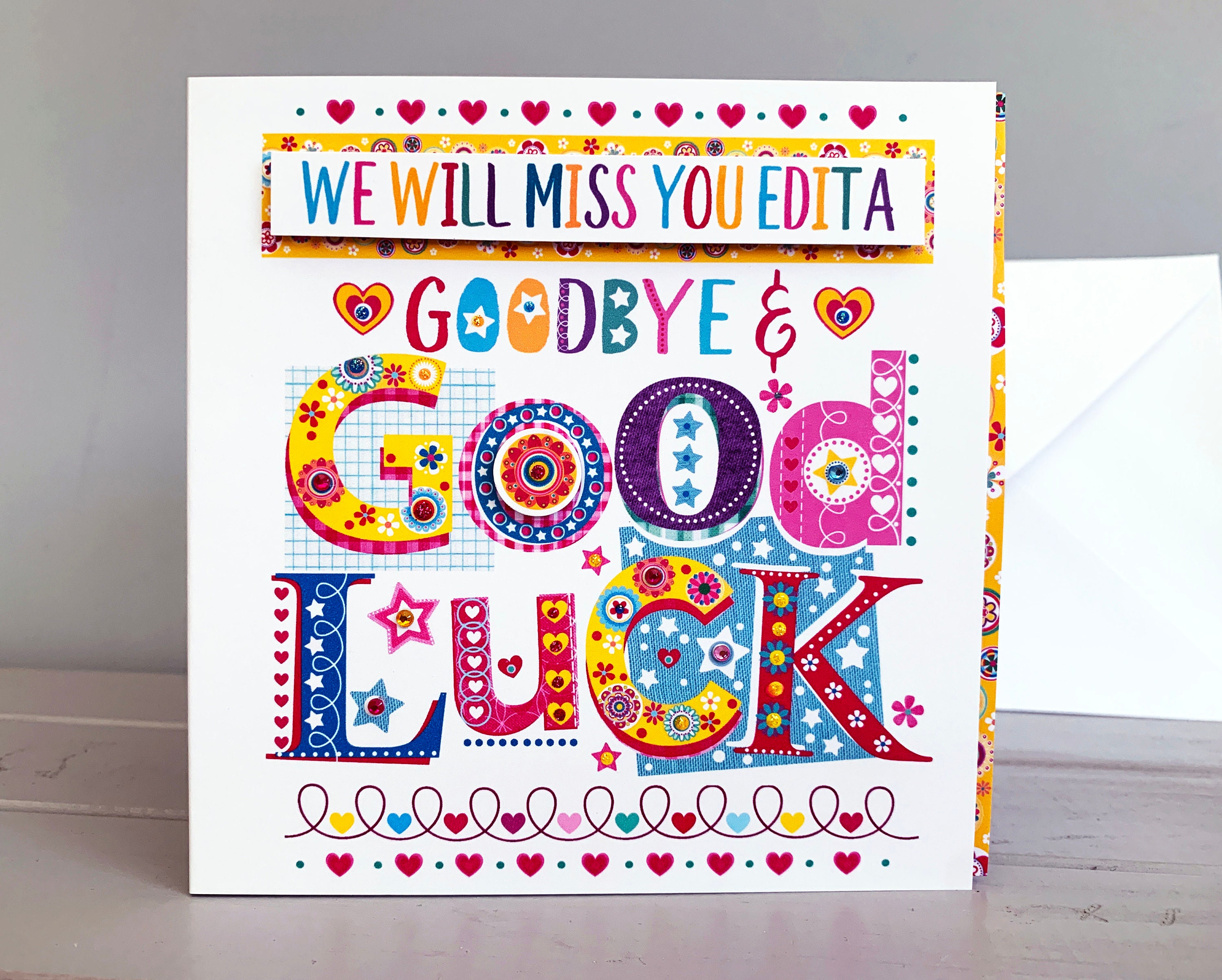 Goodbye Card Leaving Card Good Luck Card Miss You Special - Etsy UK