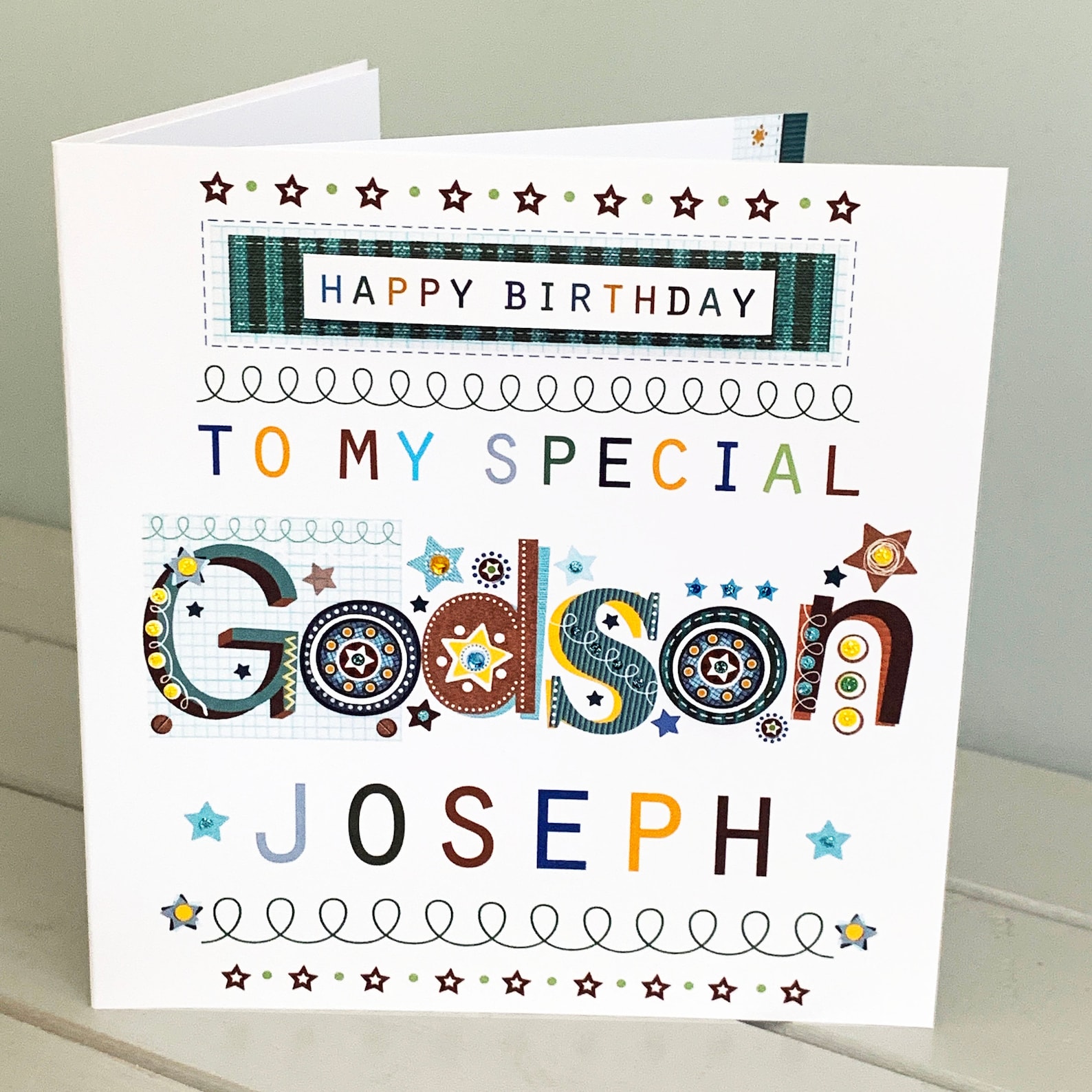 Godson Birthday Card Special Personalised Card for Godson. A - Etsy