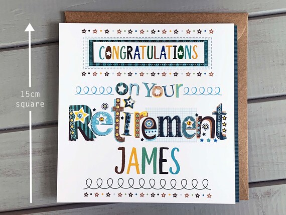 Handmade Retirement Cards