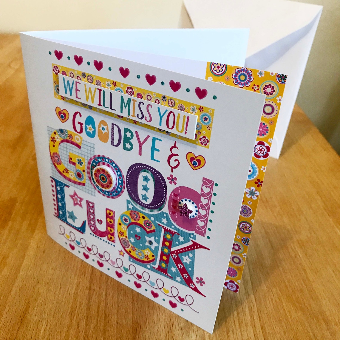 Goodbye Good Luck Miss You Leaver Card Special Card Ideas for | Etsy Canada