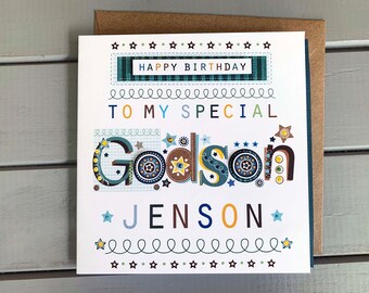Godson Birthday Card - Etsy UK
