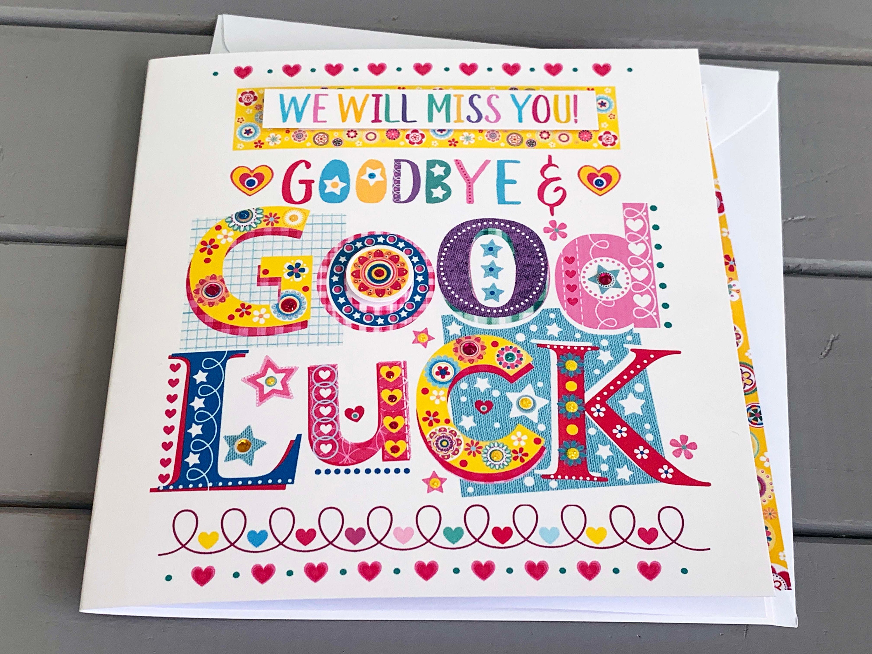 Farewell And Good Luck Cards