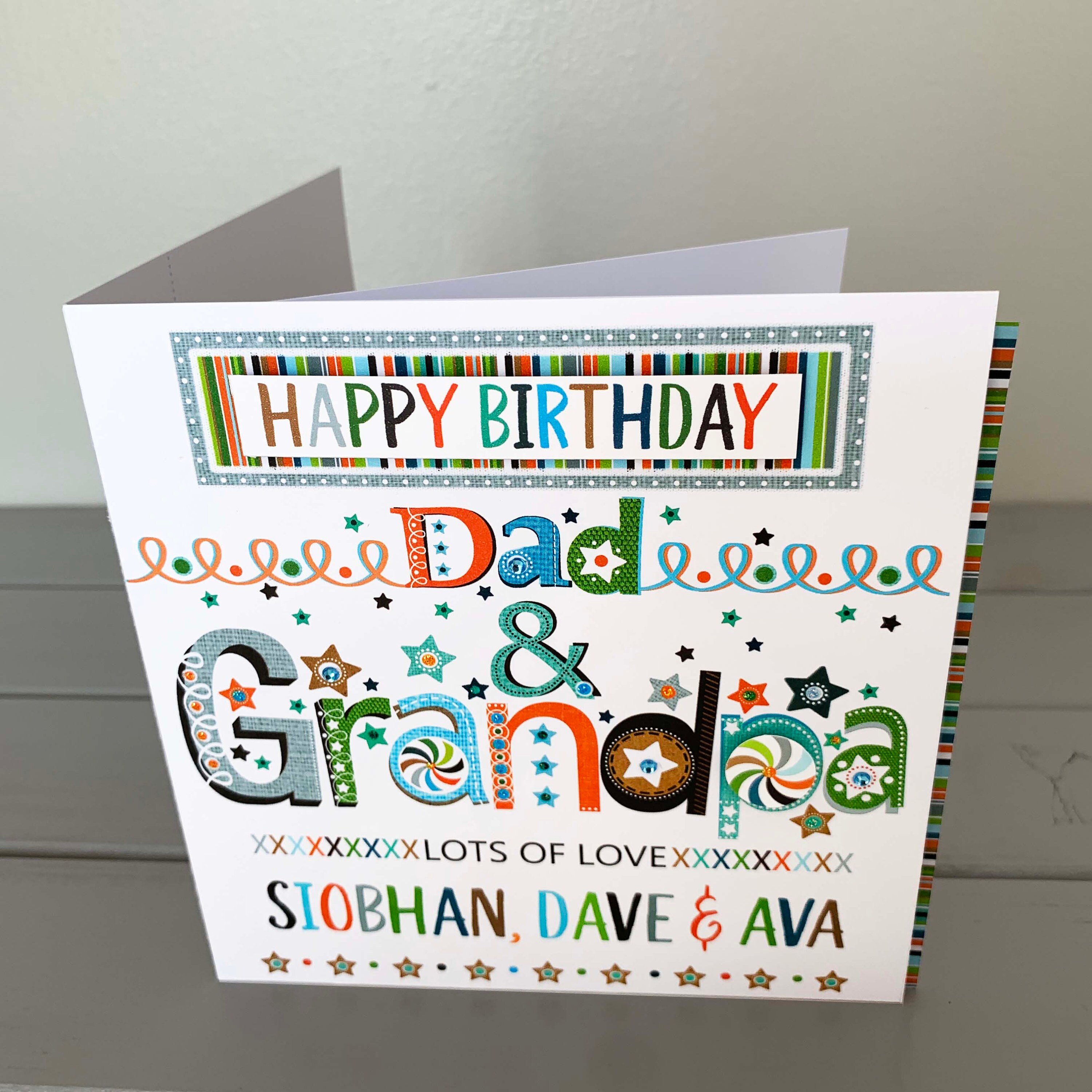 Grandad Birthday Card for Dad & Grandad Granda Grandpa | Etsy UK