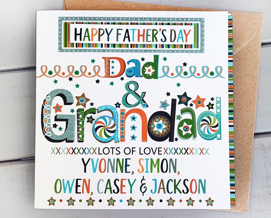 Father's Day Cards. Personalised Special Cards for Dad & Grandad ...