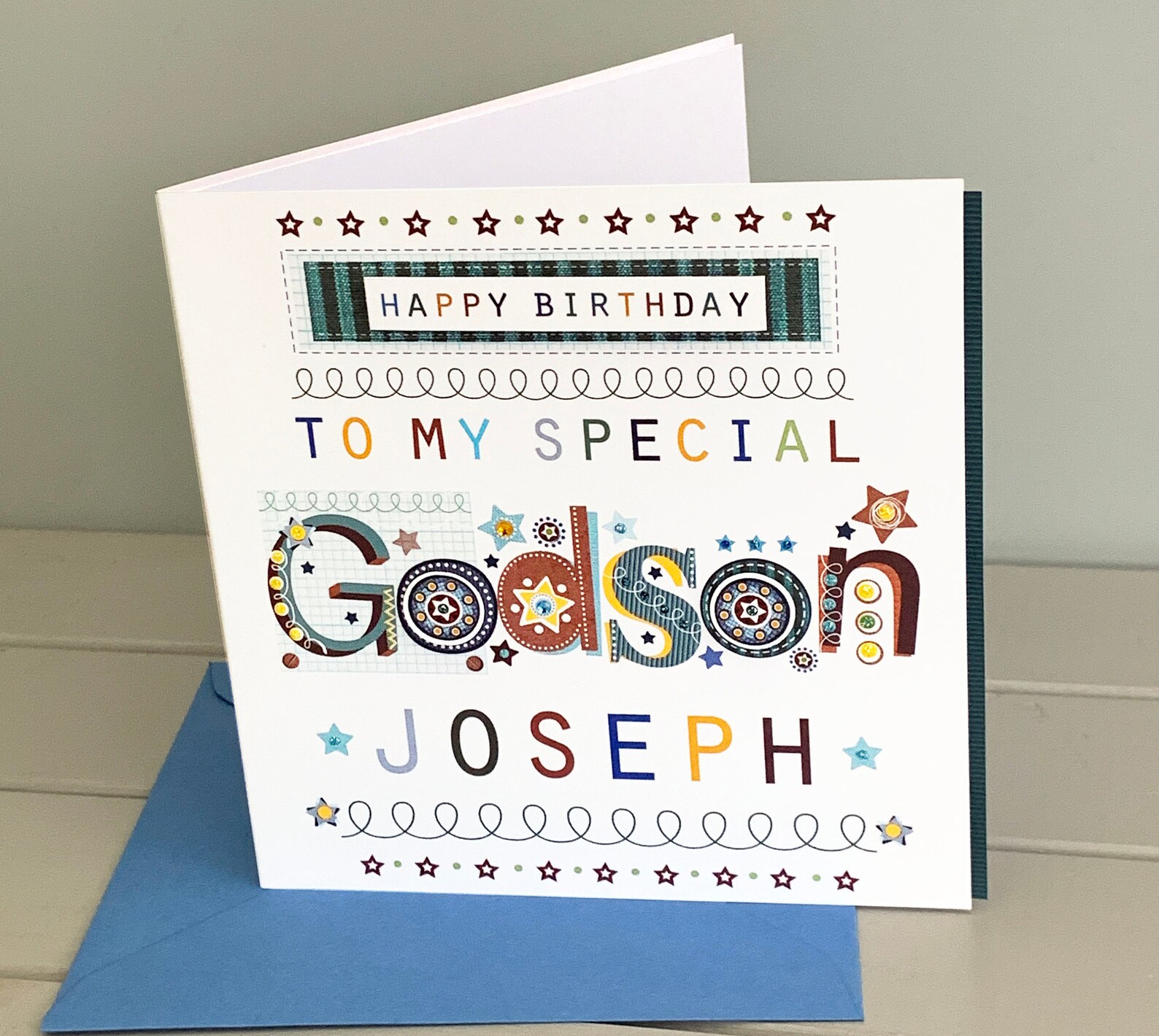 Godson Birthday Card Special Personalised Card for Godson. A - Etsy