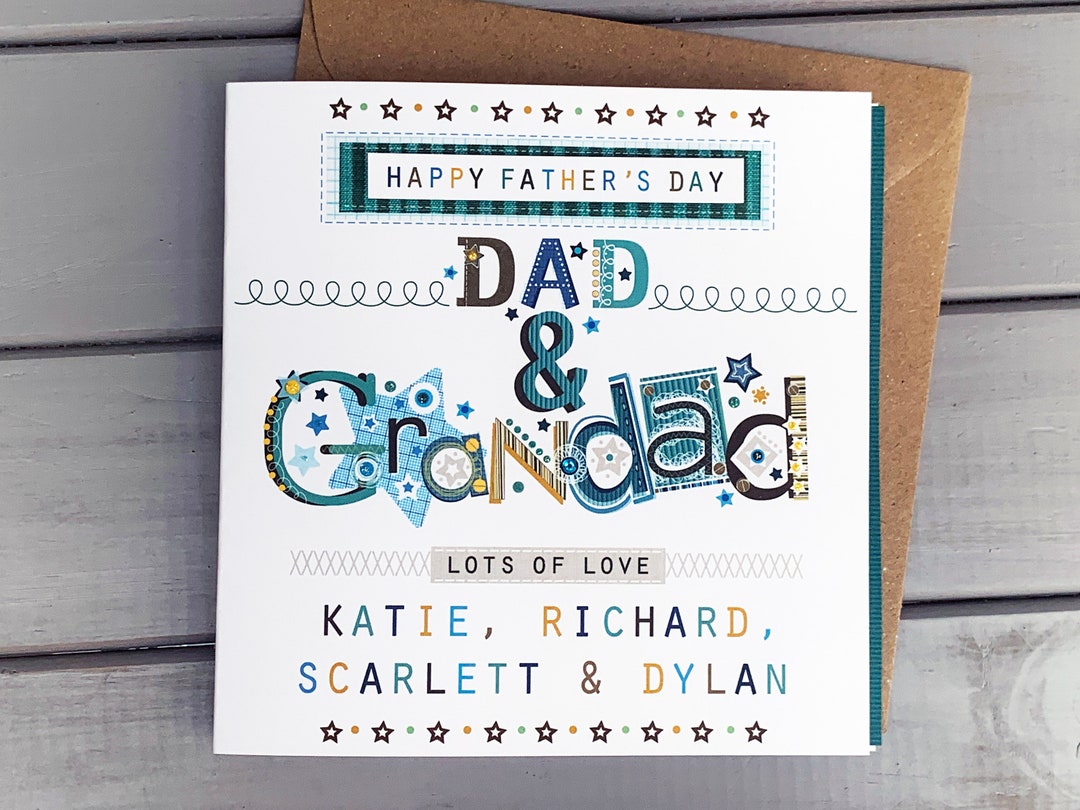 Father's Day Cards Personalised, Gift and Card Ideas for Dad & Grandad ...