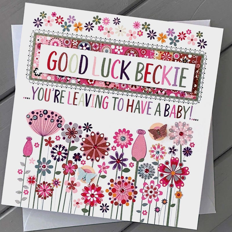 Maternity Leave Card - Etsy UK