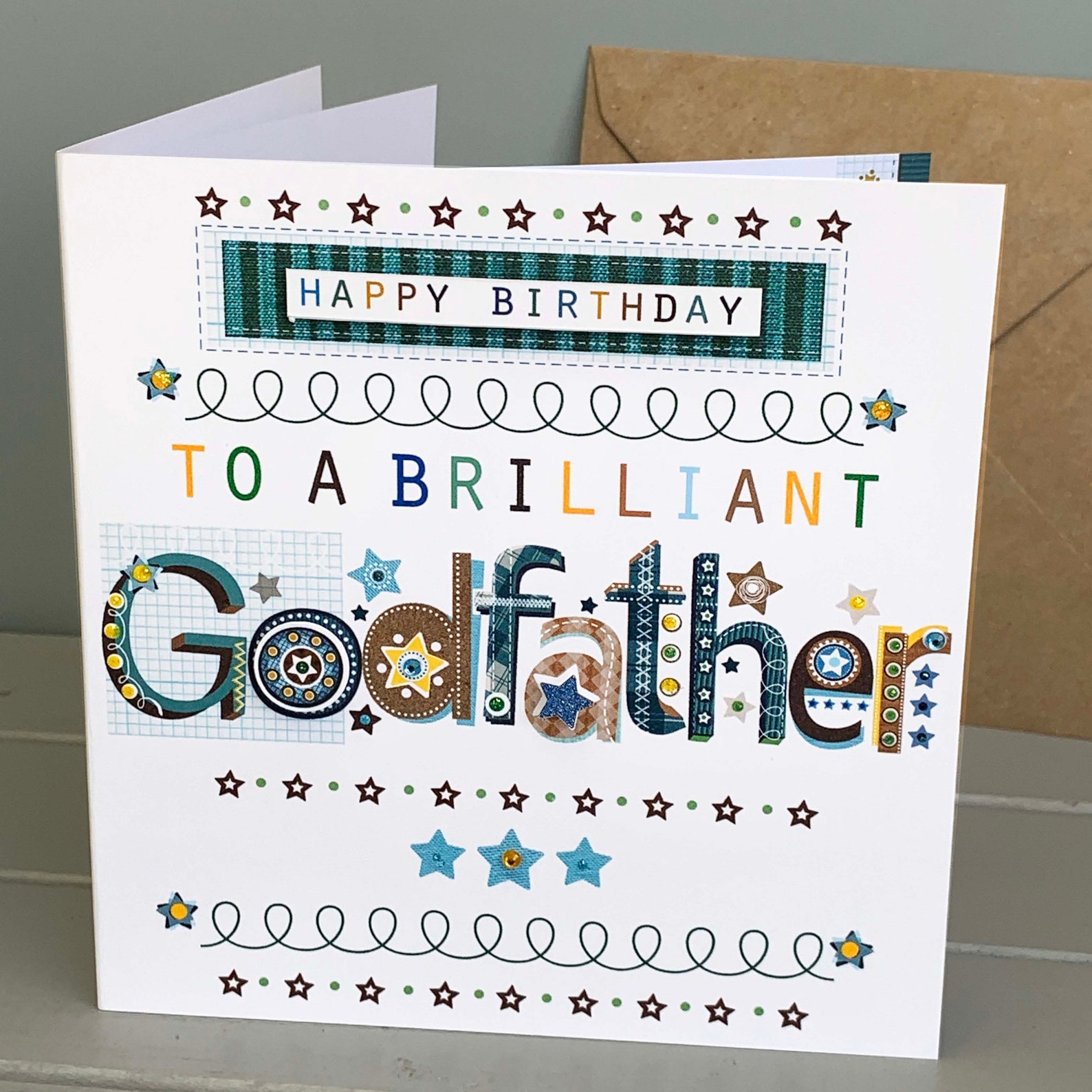 Godfather Birthday Special Card Godfather Greeting Card - Etsy