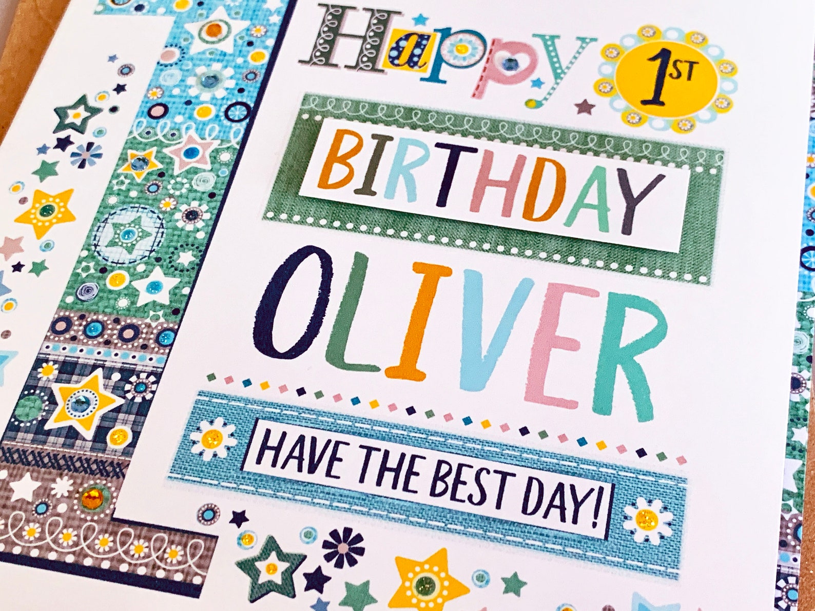 First Birthday Card 1st Birthday Card Personalised Card - Etsy