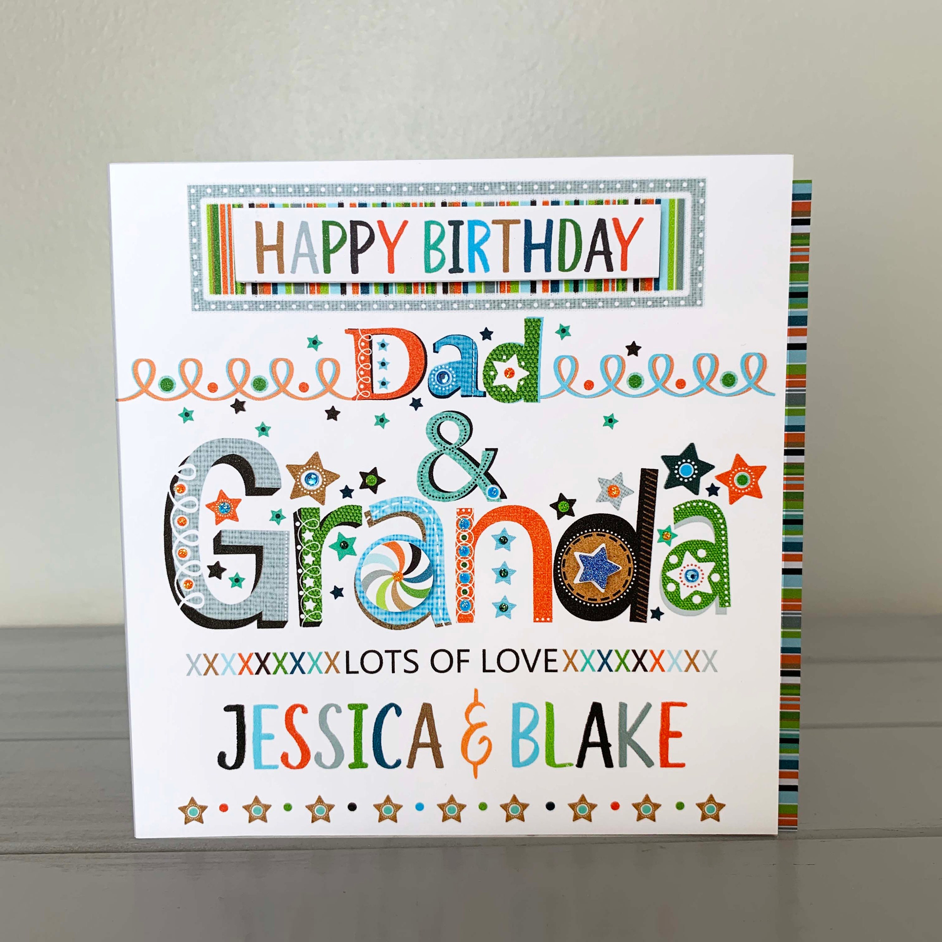 Grandad Birthday Card for Dad & Grandad Granda Grandpa | Etsy UK