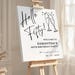 Minimalist Birthday Welcome Sign Template, Editable Any Age Party ...