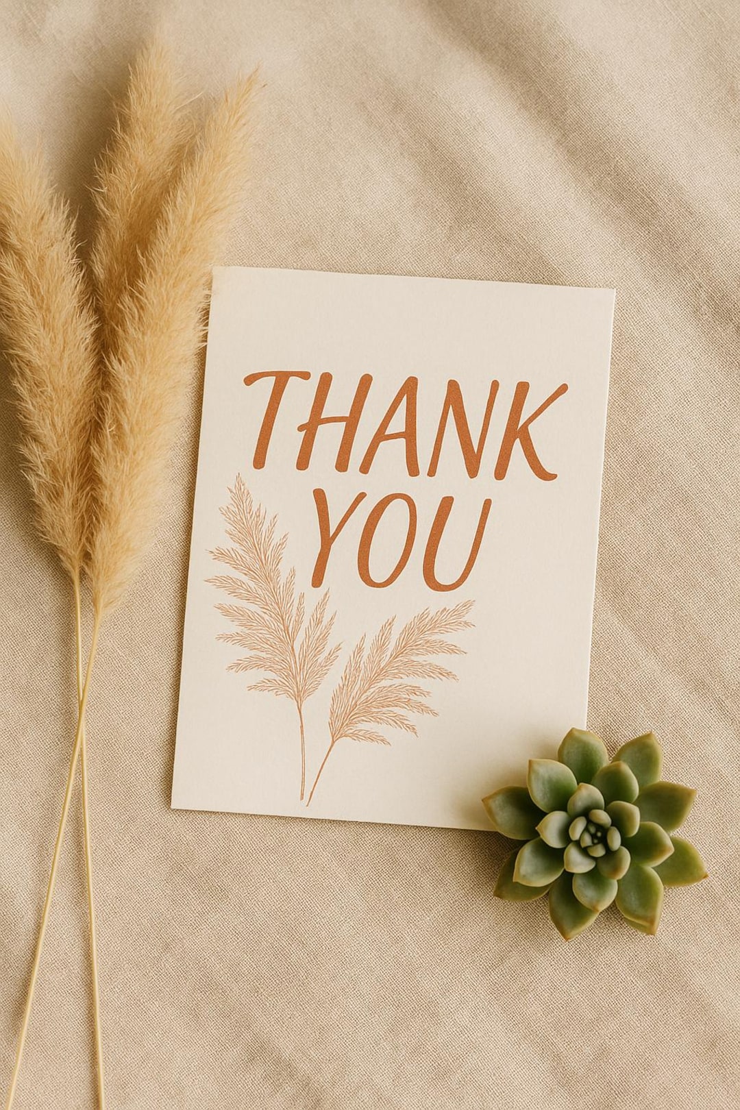 Summer Boho Thank You Card Bundle | Printable Editable Canva Template ...
