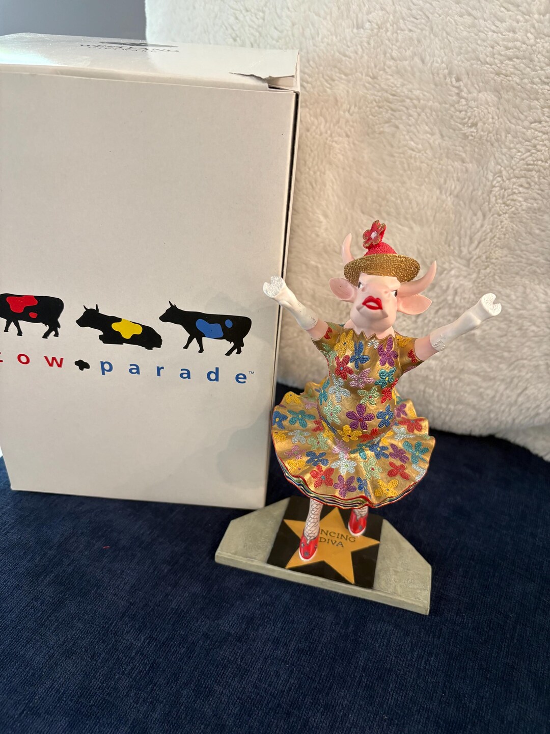 Cow Parade "dancing Diva" Figurine (mint Condition) - Etsy