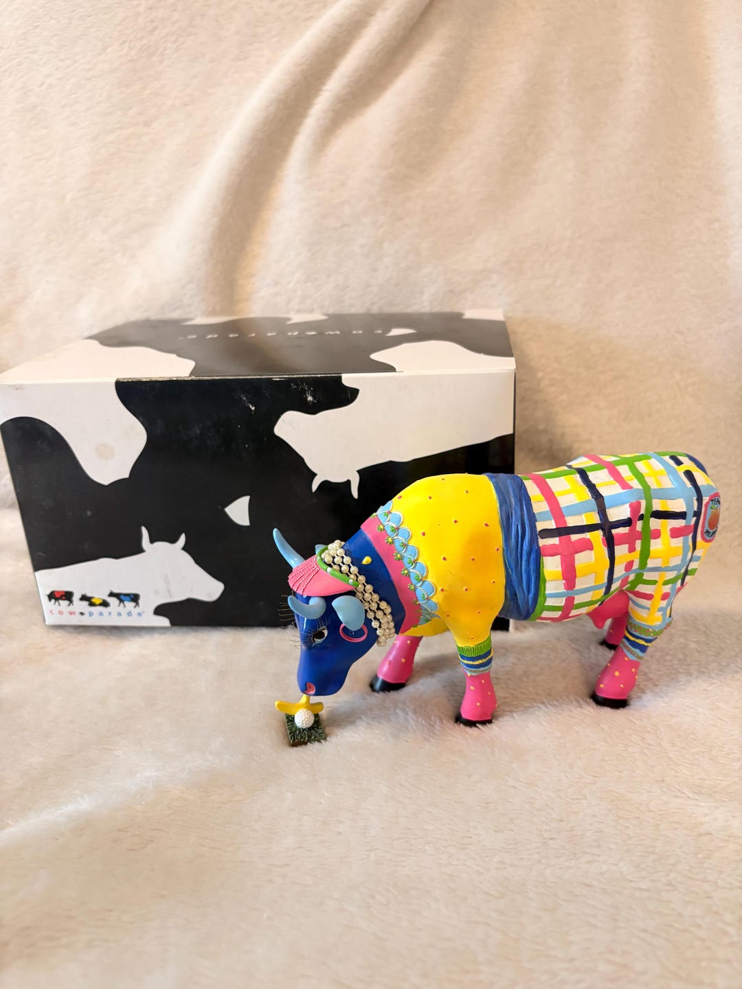 Cow Parade "miss Udder Putter" Figurine (rare. Mint Condition) - Etsy