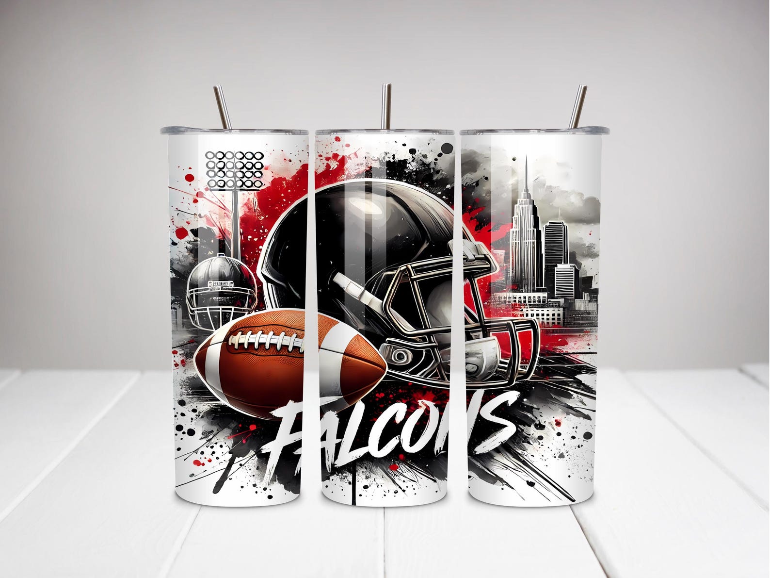 Falcon 20oz Skinny Tumbler Wrap PNG, Sport 20oz Tumbler PNG, Mascot ...