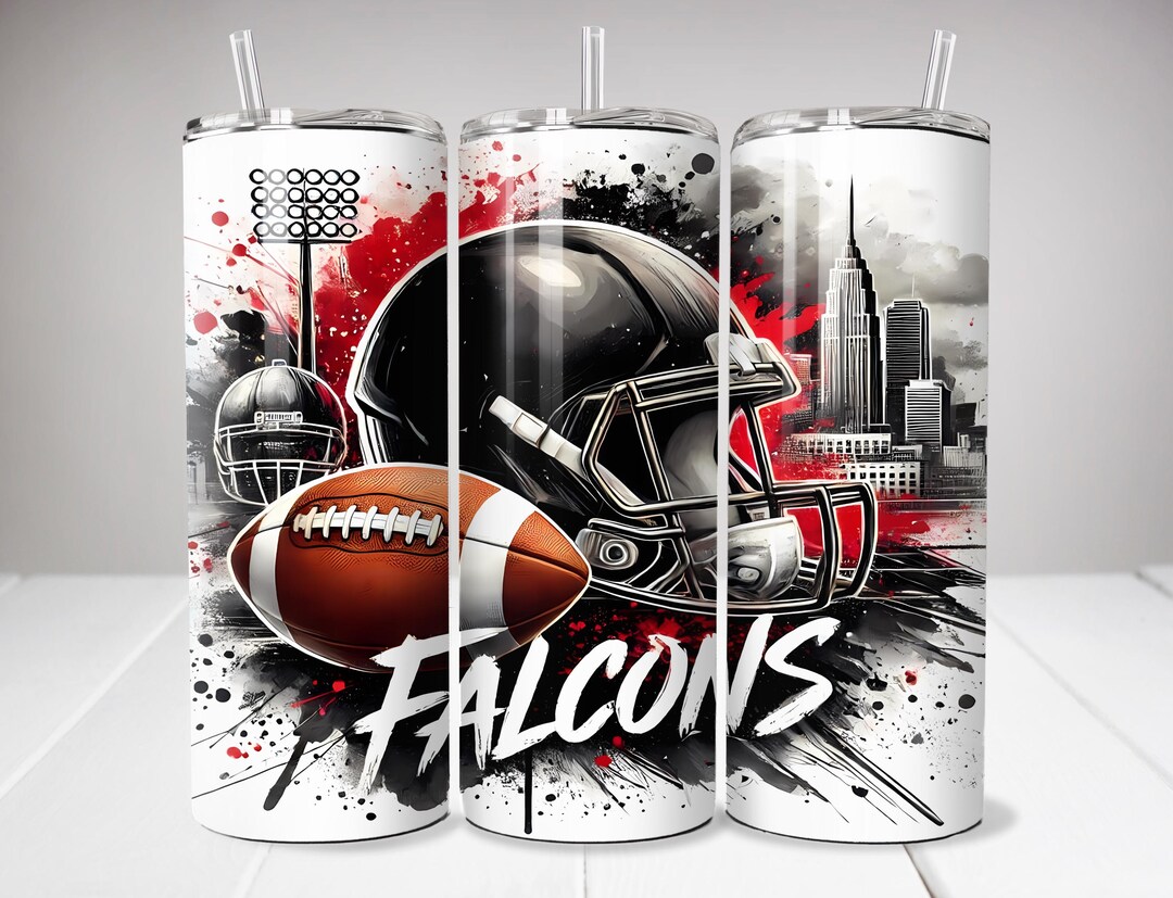 Falcon 20oz Skinny Tumbler Wrap PNG, Sport 20oz Tumbler PNG, Mascot ...