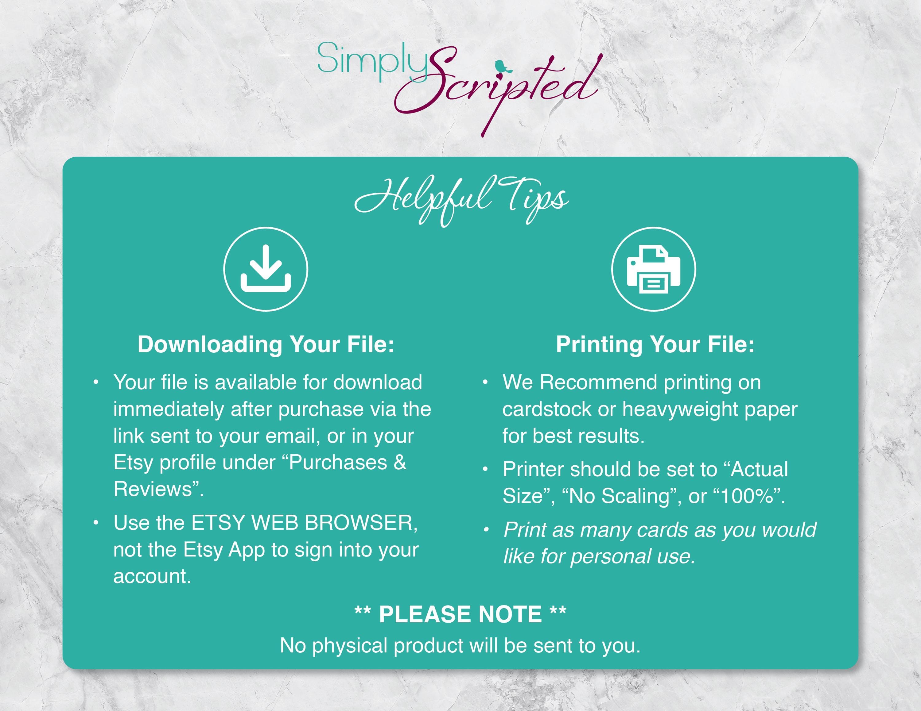 Colorful Hearts Birthday Card: Printable Greeting Card (digital ...