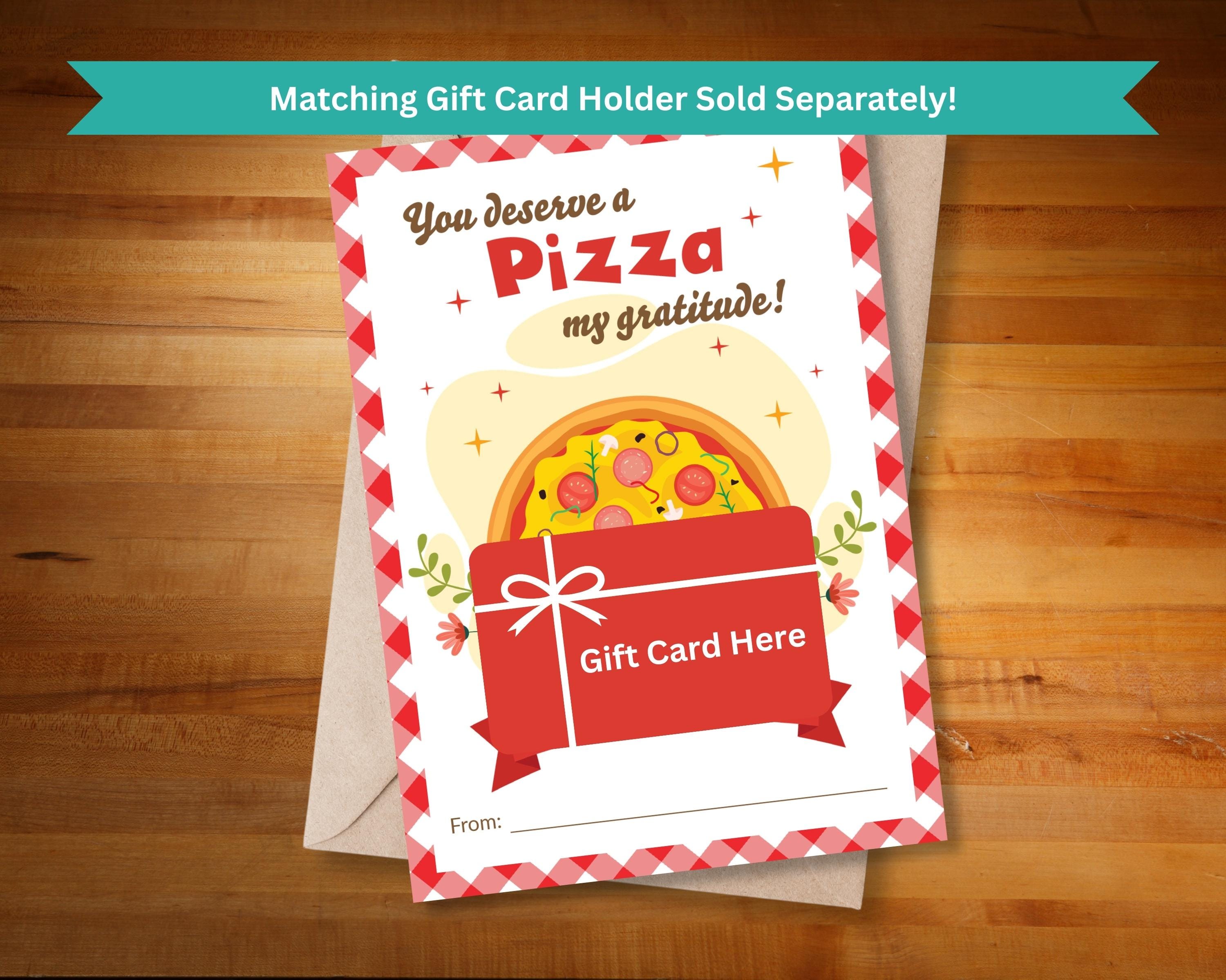 Pizza Teacher Appreciation Gift Tags, Printable Teacher Gift Tag ...