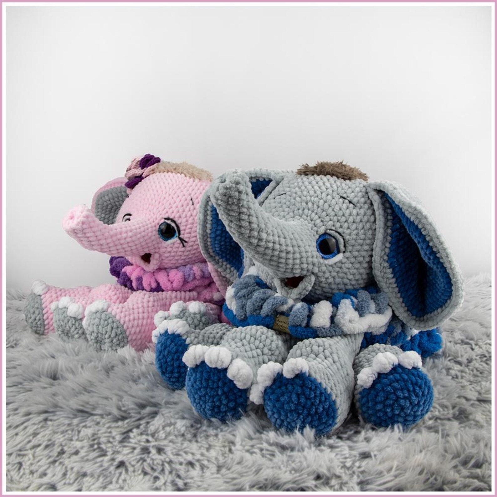 Crochet Elephant Pattern PDF Czech Language - Crochet Elephant Pyjama ...