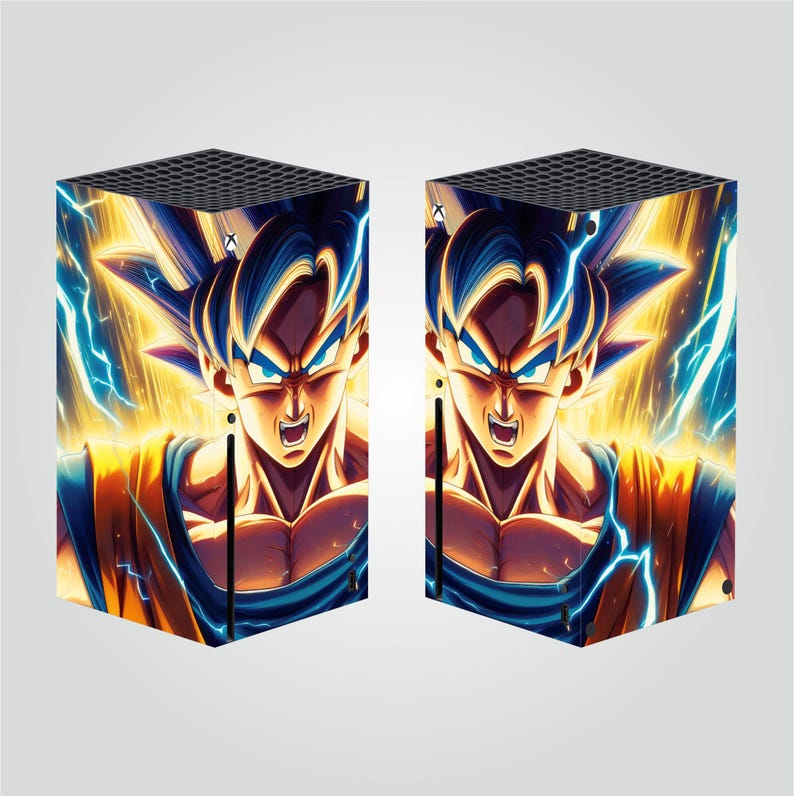 Xbox Series X Skin Wrap – Customisable Anime Hero Vinyl Decal for Xbox ...