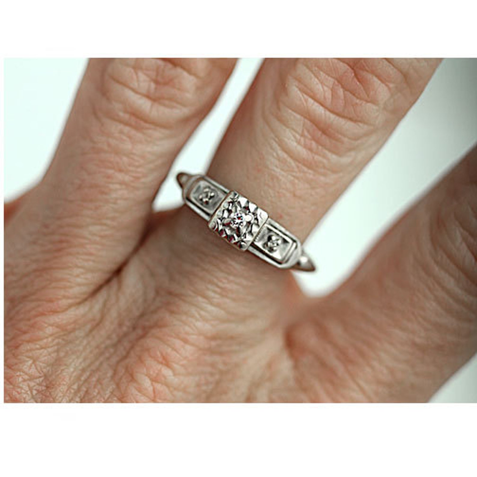 Rare Antique Promise Ring for Her Art Deco Promise Ring - Etsy