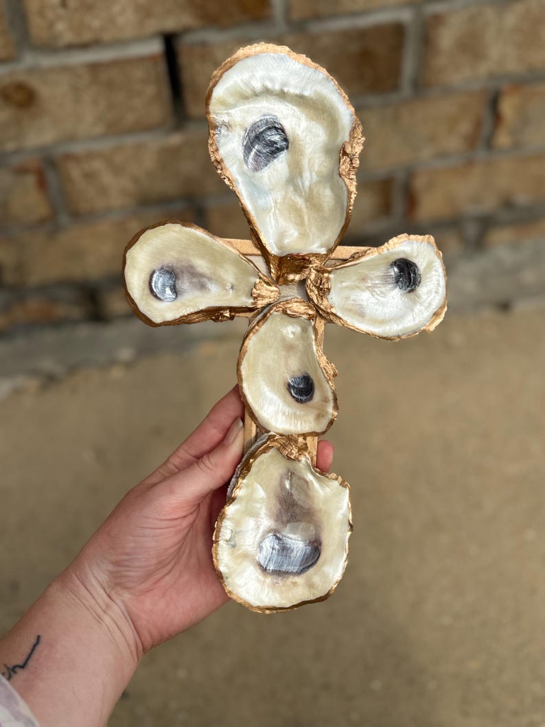 Oyster Cross - Etsy