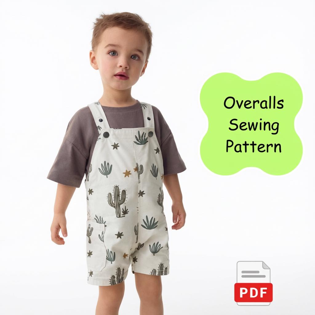 Overalls Kids Overalls Sewing Pattern | Baby & Toddler Romper PDF - Etsy