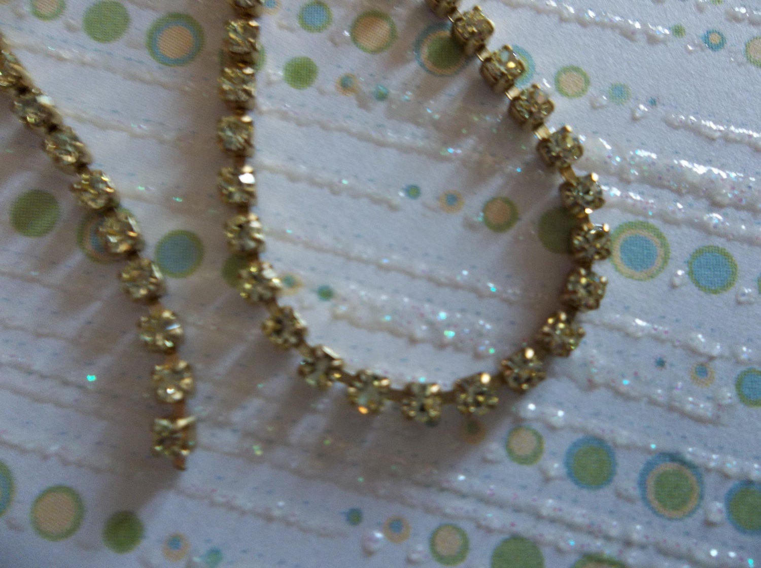 2mm Jonquil Yellow Rhinestone Cup Chain Brass Setting - Etsy