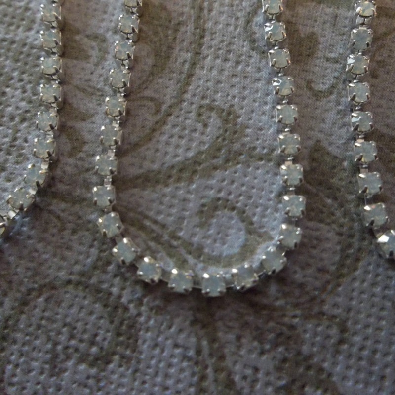 Rhinestone Cup Chain - Etsy