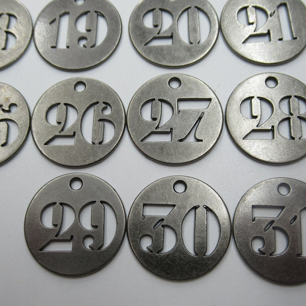 Number Tags - Etsy
