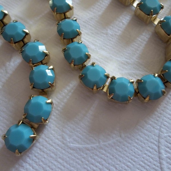 Rhinestone Turquoise - Etsy