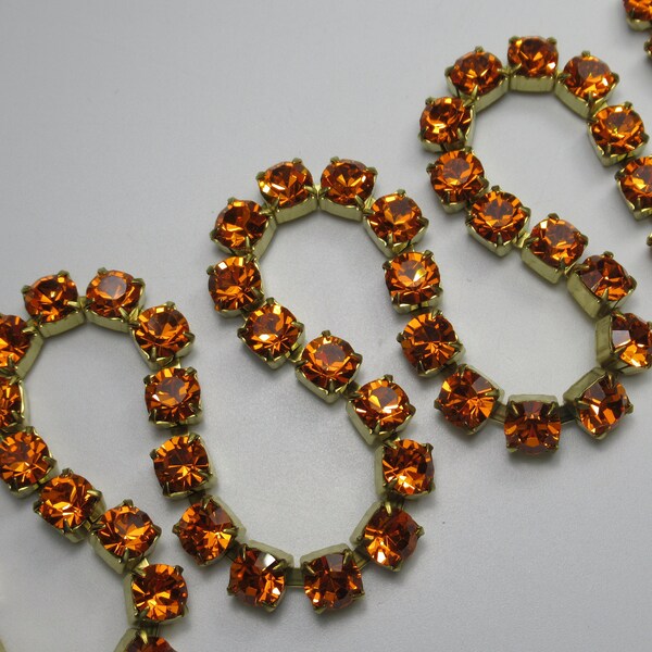 Orange Rhinestone - Etsy