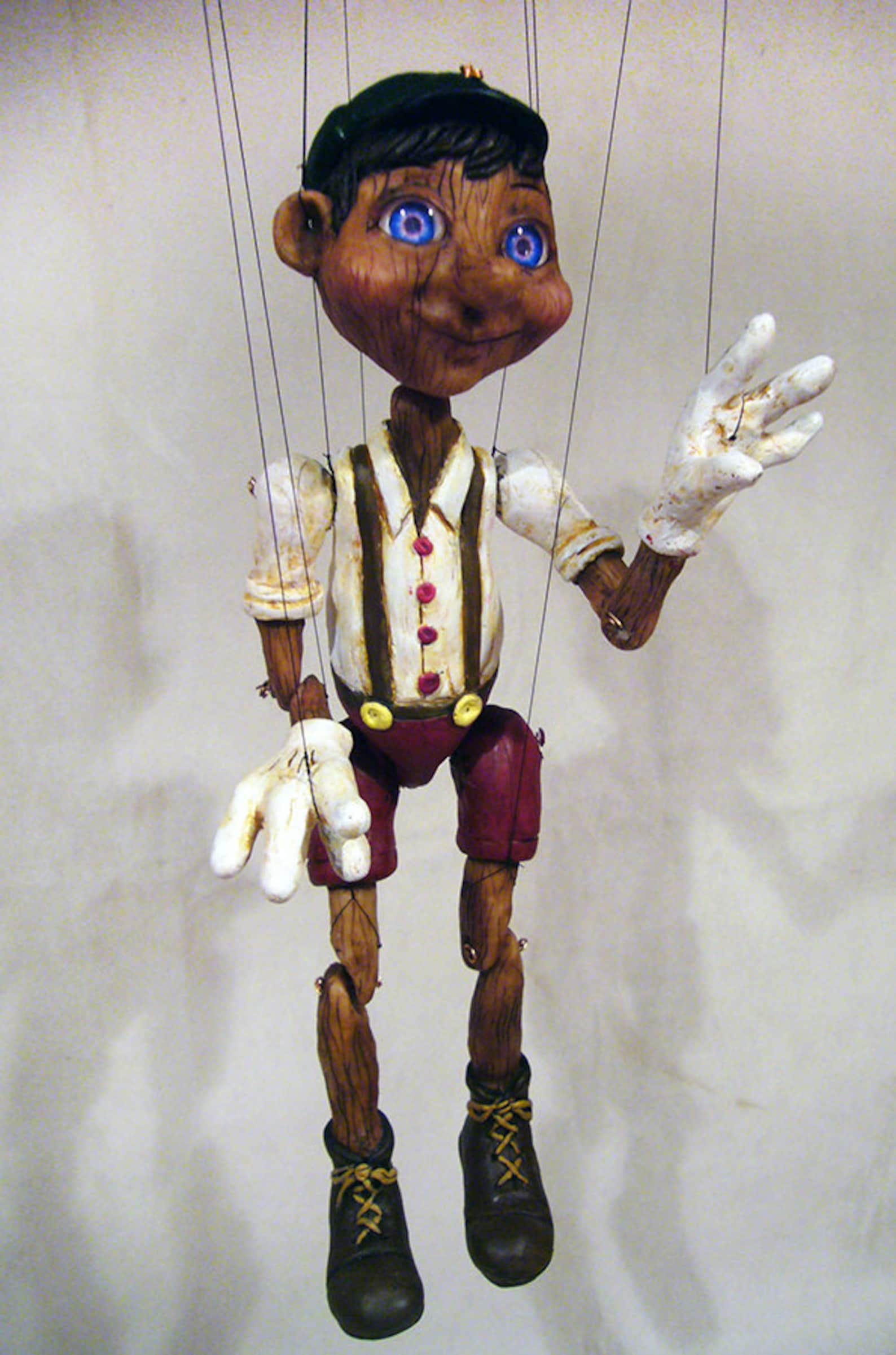 PINOCCHIO Hand-made Made-to-order One-of-a-kind Marionette - Etsy