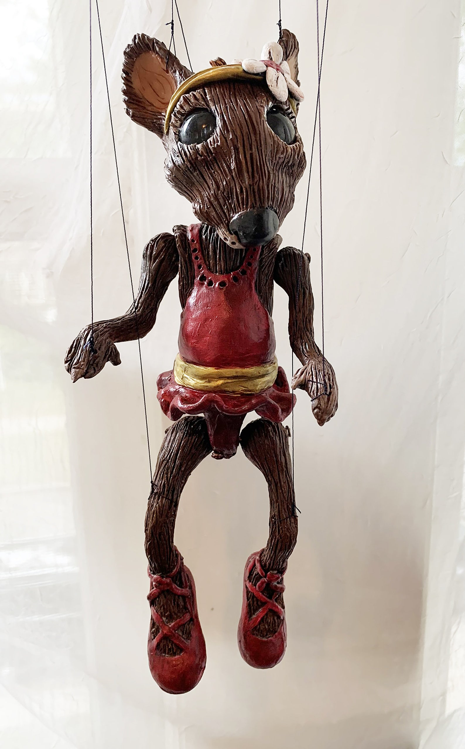 Ballerina Rat Marionette made-to-order - Etsy