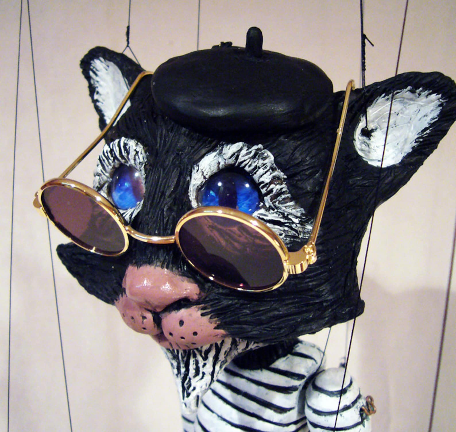 Beatnik Cat - Made-to-order Marionette - Etsy