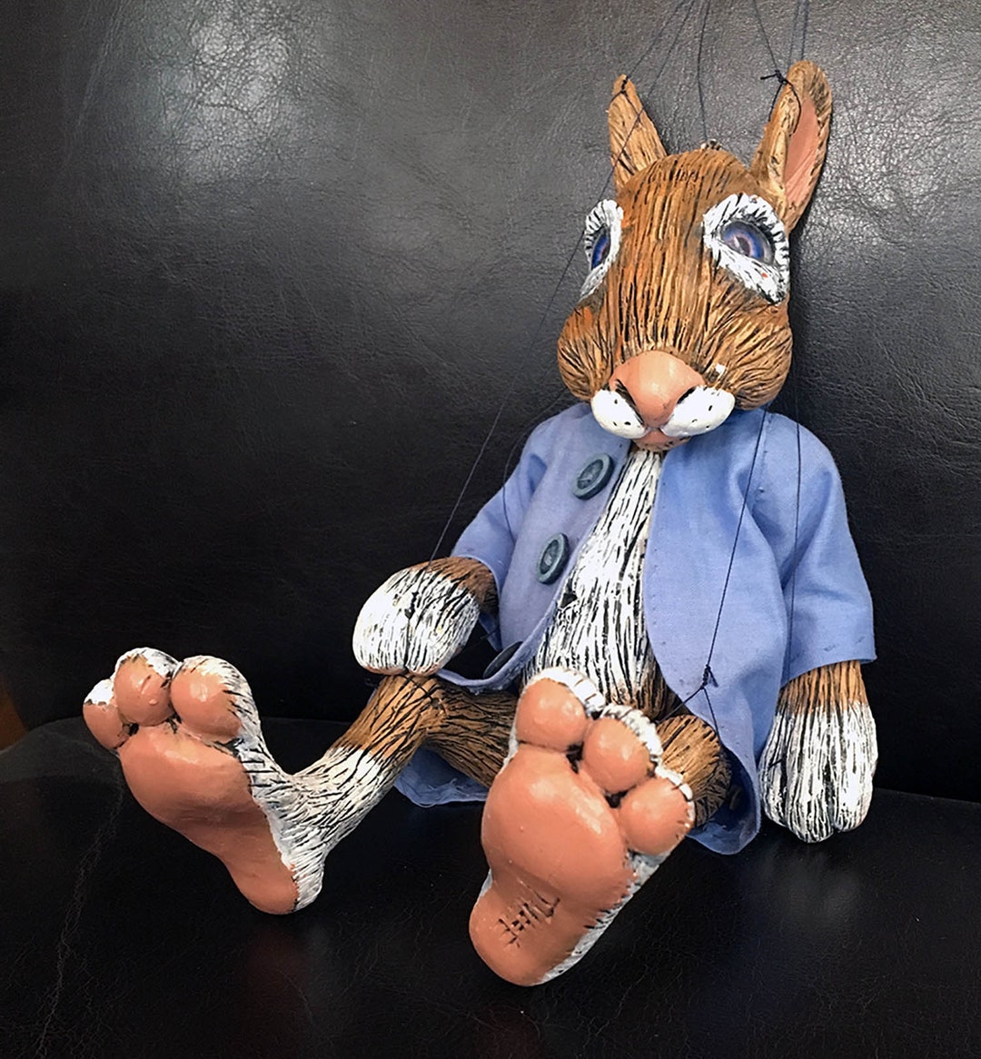 Peter Rabbit Marionette (made to Order) - Etsy