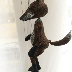 Made-to-order. Fox Marionette, Hand-made, OOAK - Etsy