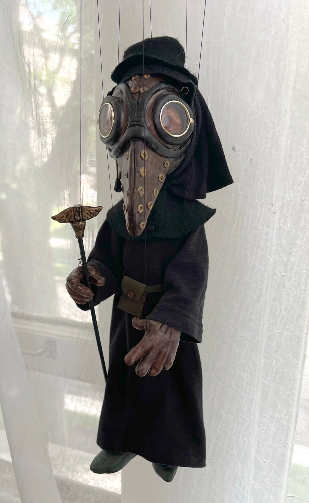 Plague Doctor Marionette (made to Order) - Etsy